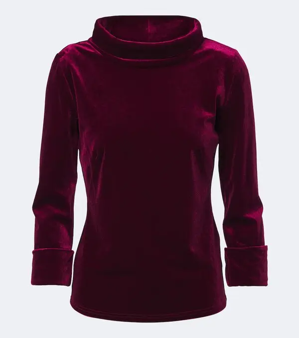 Dorothee Schumacher Velvet High-neck Top
