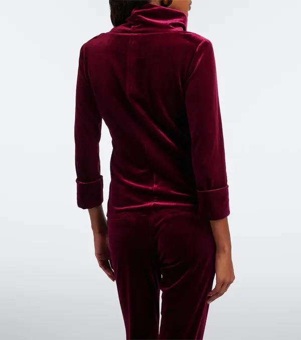 Dorothee Schumacher Velvet High-neck Top