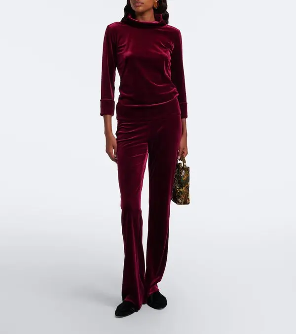 Dorothee Schumacher Velvet High-neck Top