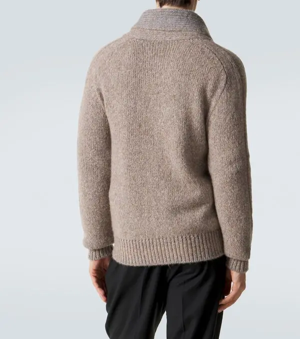 Brioni Cashmere And Silk Cardigan