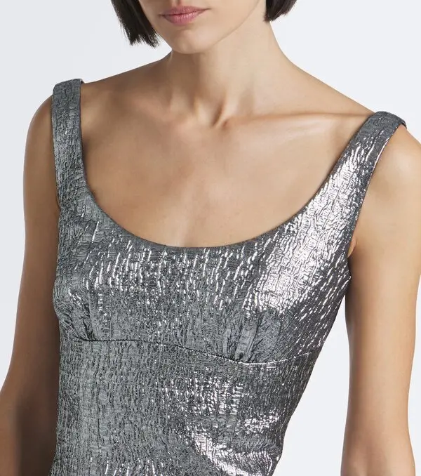 Roland Mouret Jacquard Corset Dress