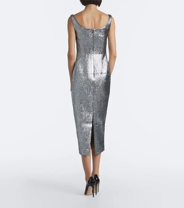 Roland Mouret Jacquard Corset Dress