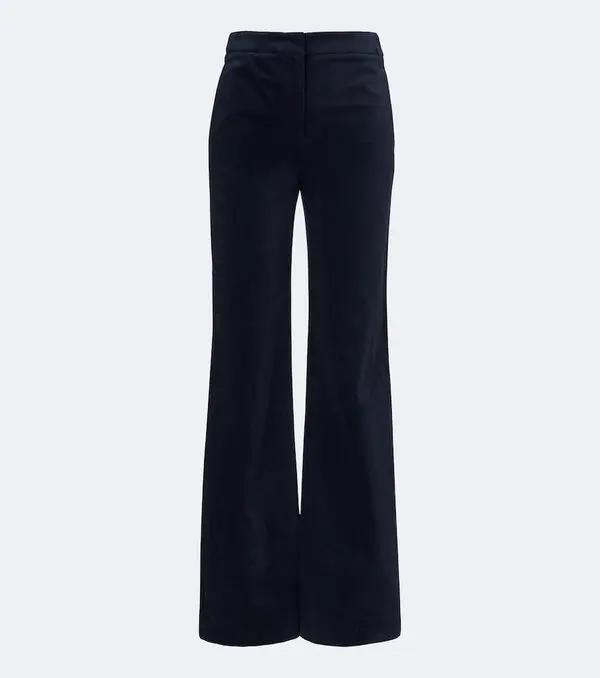 Veronica Beard Cotton Corduroy Wide-leg Pants
