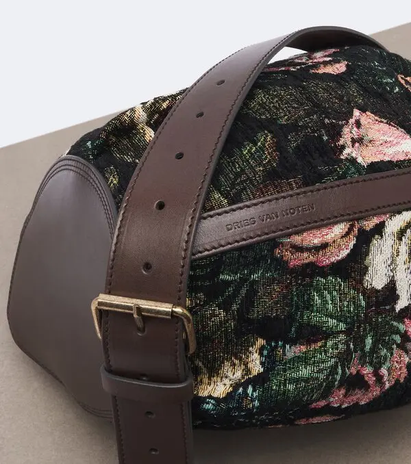 Dries Van Noten Medium Floral Bucket Bag