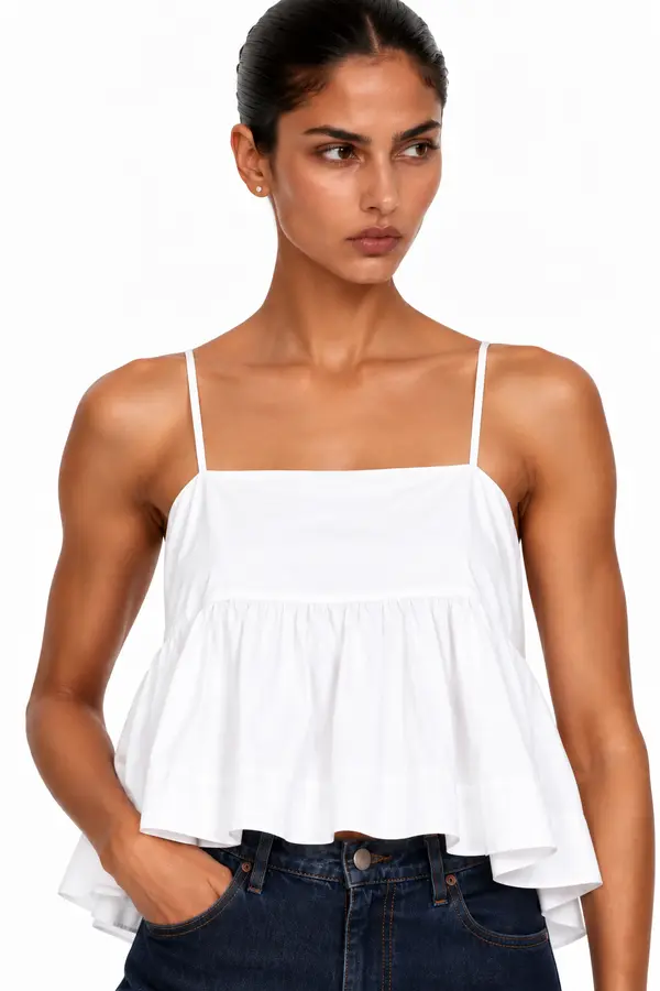 Azeeza Rachel Taffeta Top