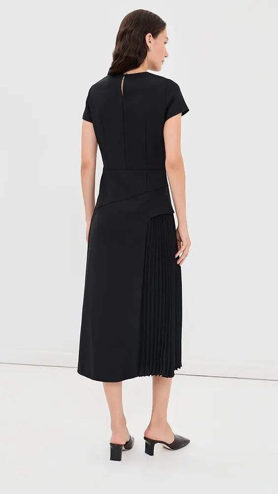 Proenza Schouler Ria Dress In Bonded Wool