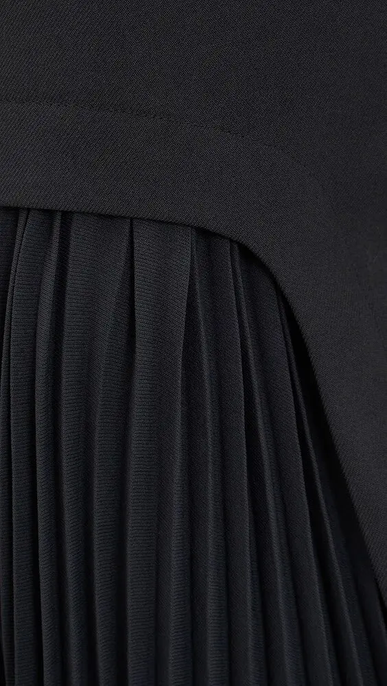 Proenza Schouler Ria Dress In Bonded Wool