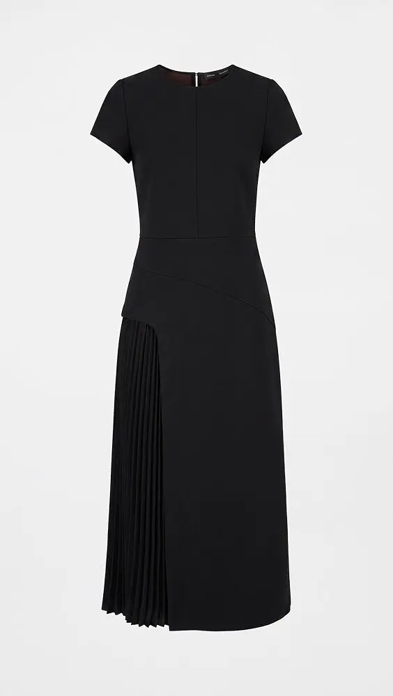 Proenza Schouler Ria Dress In Bonded Wool