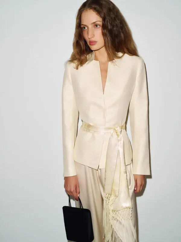 REFORMATION Kylie Blazer - Ivory