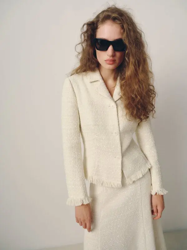REFORMATION Josie Jacket Boucle