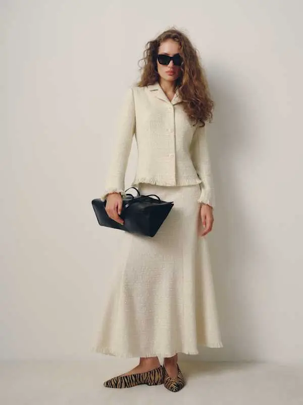 REFORMATION Josie Jacket Boucle