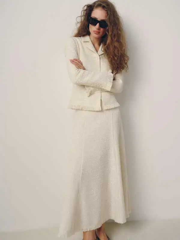 REFORMATION Clove Skirt - Ivory