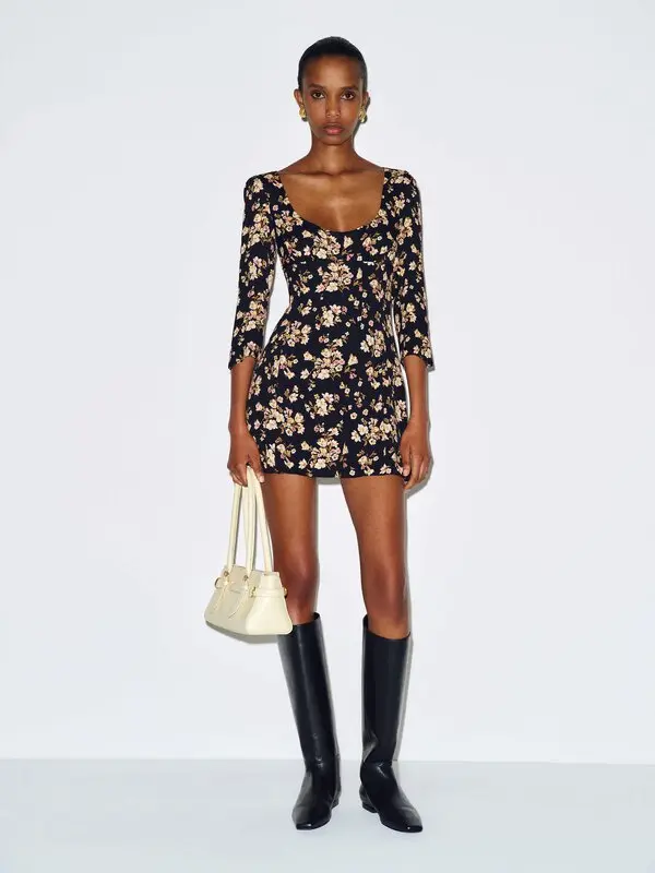 REFORMATION Emmerson Dress - Black