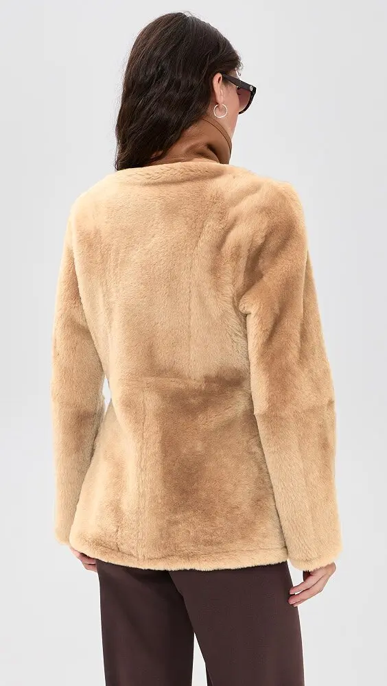 BY MALENE BIRGER Adeline Shearling Jacket