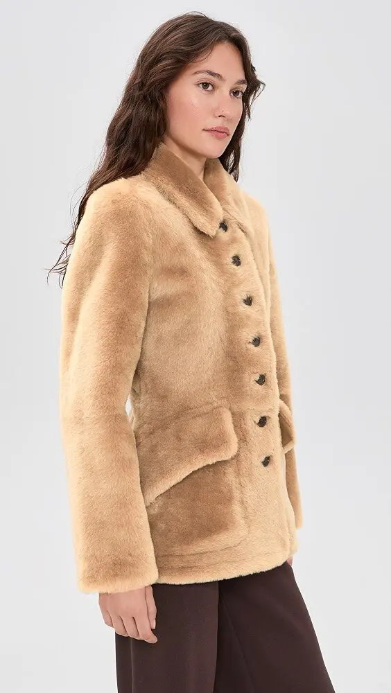 BY MALENE BIRGER Adeline Shearling Jacket