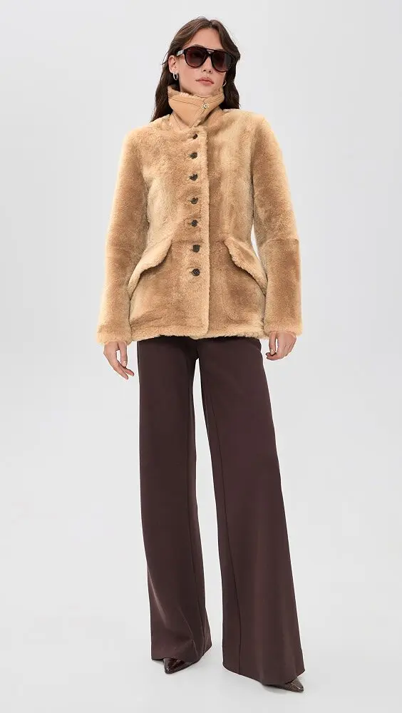 BY MALENE BIRGER Adeline Shearling Jacket
