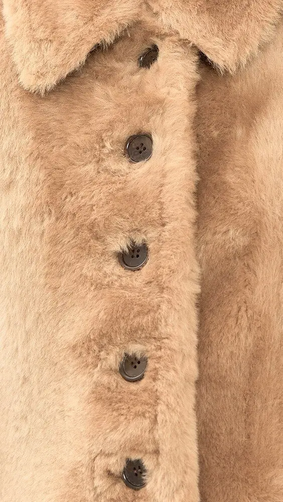 BY MALENE BIRGER Adeline Shearling Jacket