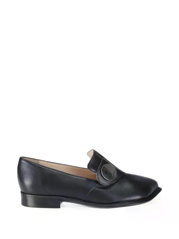 NICCOLO PASQUALETTI Disco Leather Loafers - Black