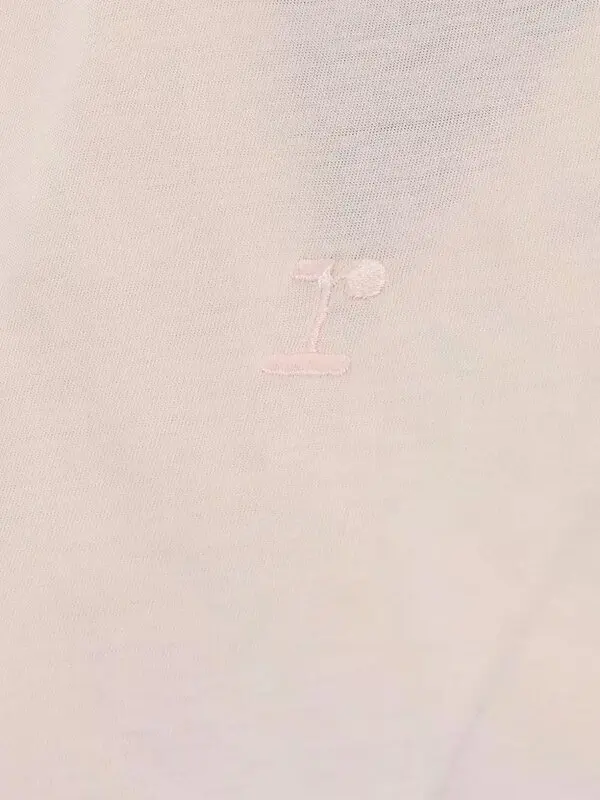 Repetto Ruffle-trim Logo-embroidered T-shirt