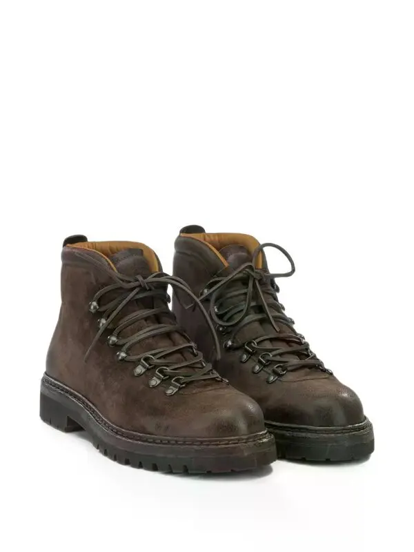 Officine Creative Lace-up Leather Boots