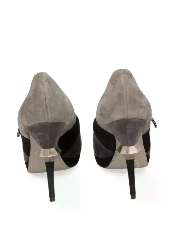 Miu Miu Peep-toe Suede Pumps