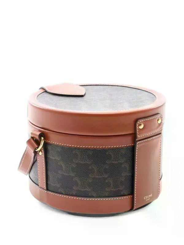 Celine 2010s Medium Tambour Triomphe Shoulder Bag
