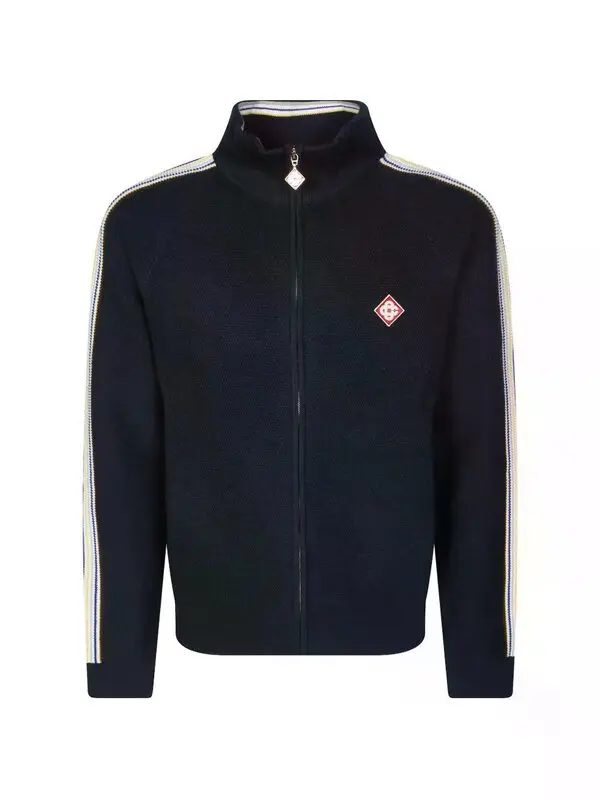 Casablanca Café Culture Logo-patch Side-stripe Jacket