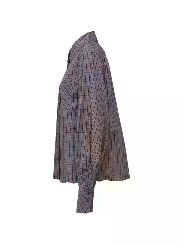Essentiel Antwerp Check Voluminous-sleeve Shirt