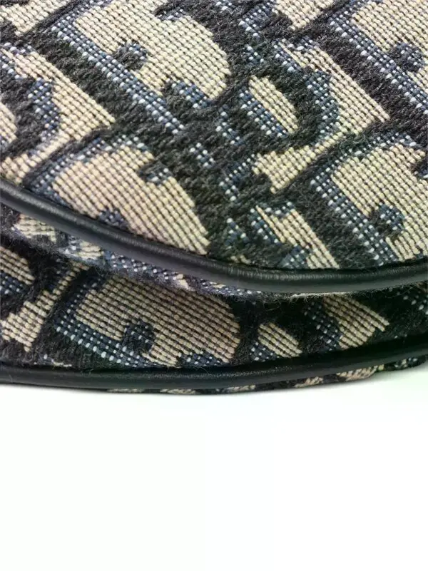 Dior 2010s Oblique Saddle Shoulder Bag