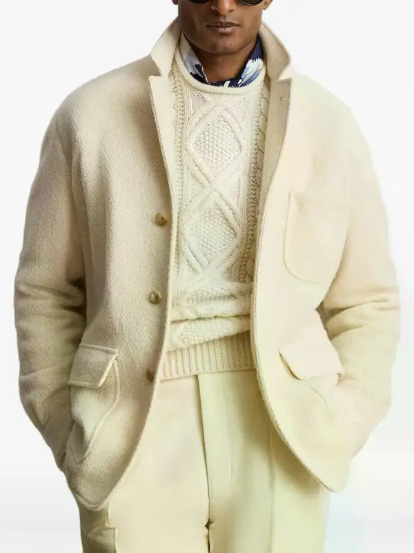 Ralph Lauren Purple Label Three-button Pocket-detail Jacket