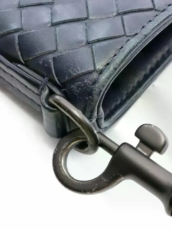 Bottega Veneta 2000s Intrecciato Messenger Bag
