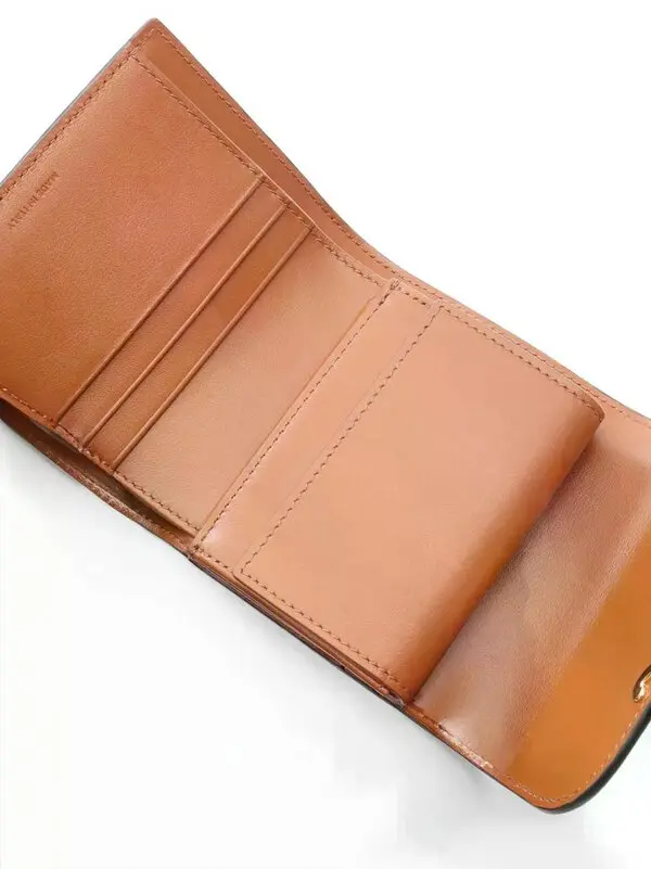 Celine 2010s Small Triomphe Tartan Wallet