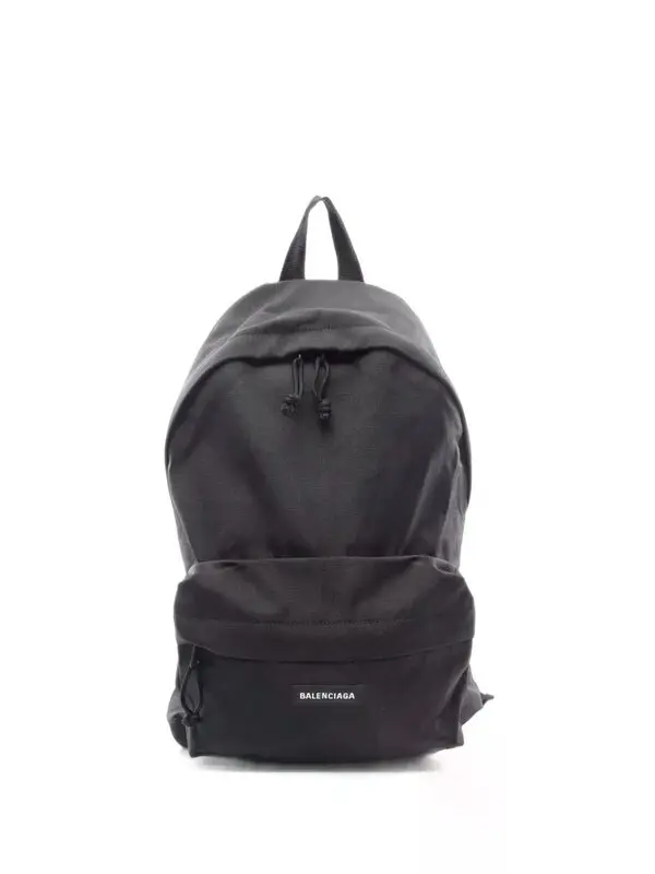 Balenciaga 2010s Explorer Logo-embroidered Backpack