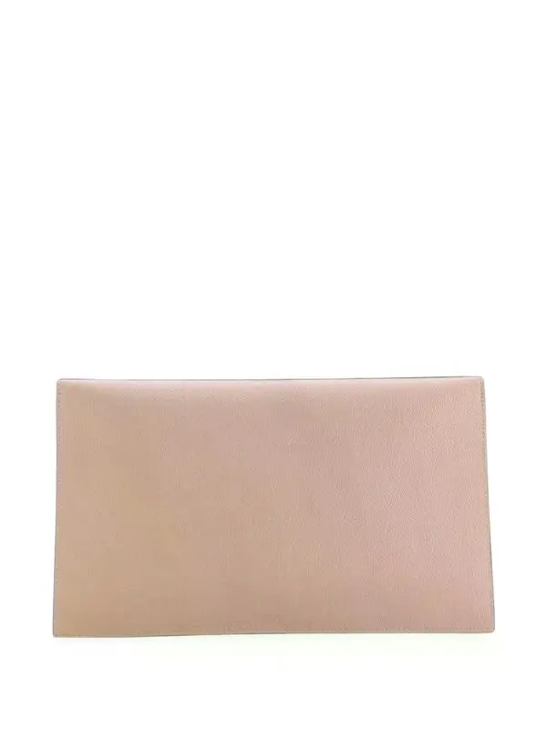 Saint Laurent Uptown Pouch Leather Clutch Bag