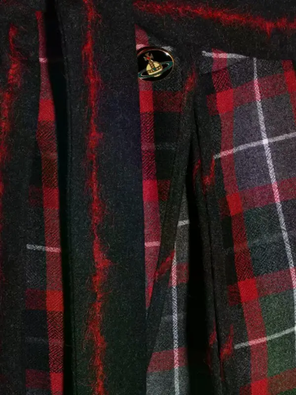VIVIENNE WESTWOOD Roxy Tartan-print Peplum Top