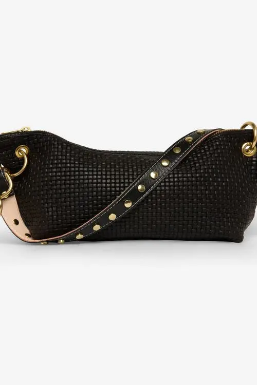BEALICE Leather Shoulder Bag In Embossed