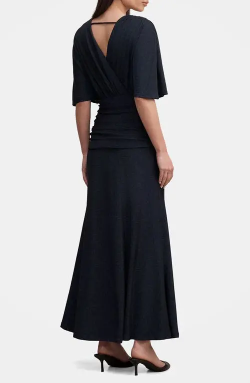 EVER NEW Franca Ruched Maxi Dress