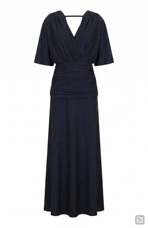EVER NEW Franca Ruched Maxi Dress