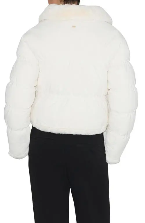 Soia & Kyo Adair Reversible 700-fill-power Down Jacket - Powder