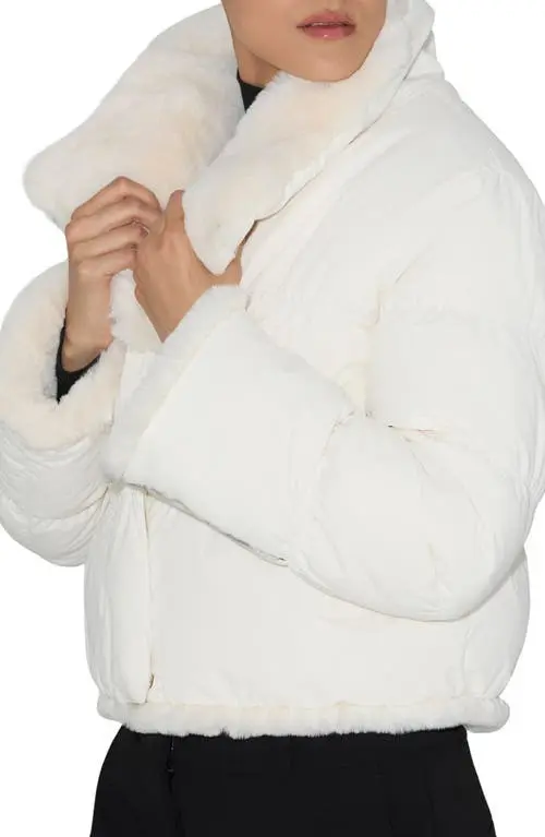 Soia & Kyo Adair Reversible 700-fill-power Down Jacket - Powder