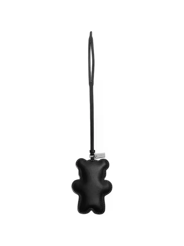 COACH Bear Puffy Charm - Black