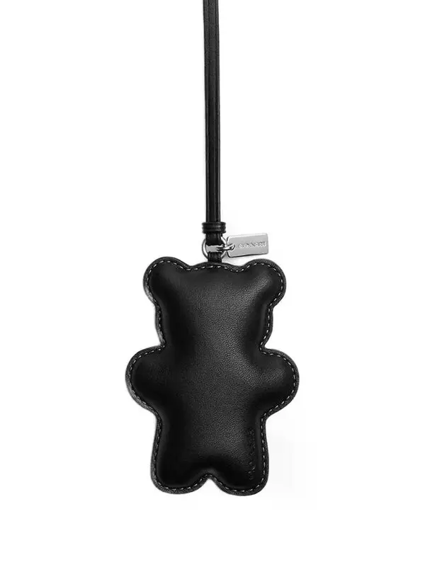 COACH Bear Puffy Charm - Black