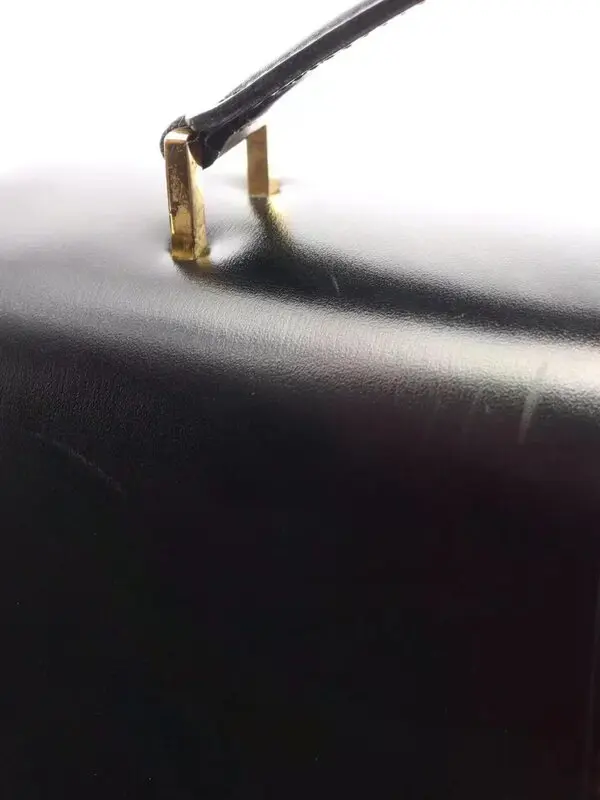 Celine 2010s Turn-lock Satchel Bag - Black