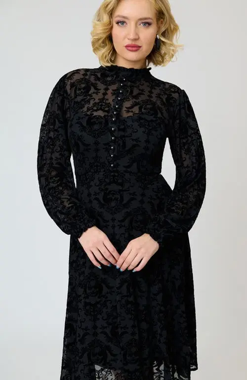 Unique Vintage 1970s Leota Swing Dress