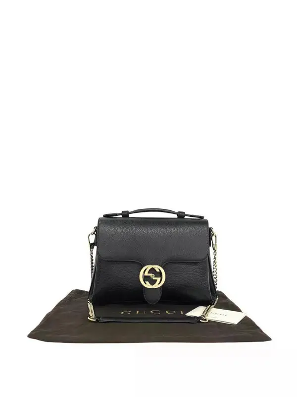 Gucci 2016-2026 Small Dollar Calf Interlocking G Satchel