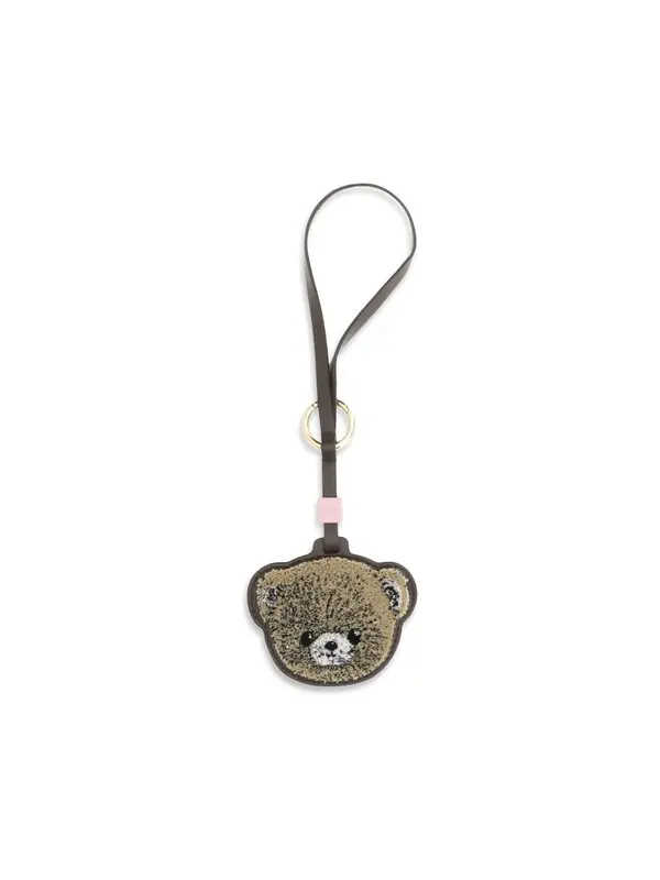 GANNI Teddy Bear Bag Charm - Cream