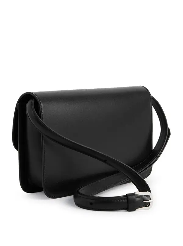 TOTEME Leather Crossbody Bag With T-lock Closure