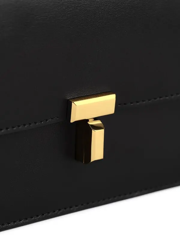 TOTEME Leather Crossbody Bag With T-lock Closure