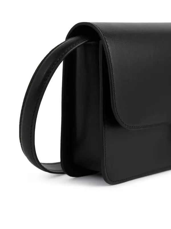 TOTEME Leather Crossbody Bag With T-lock Closure