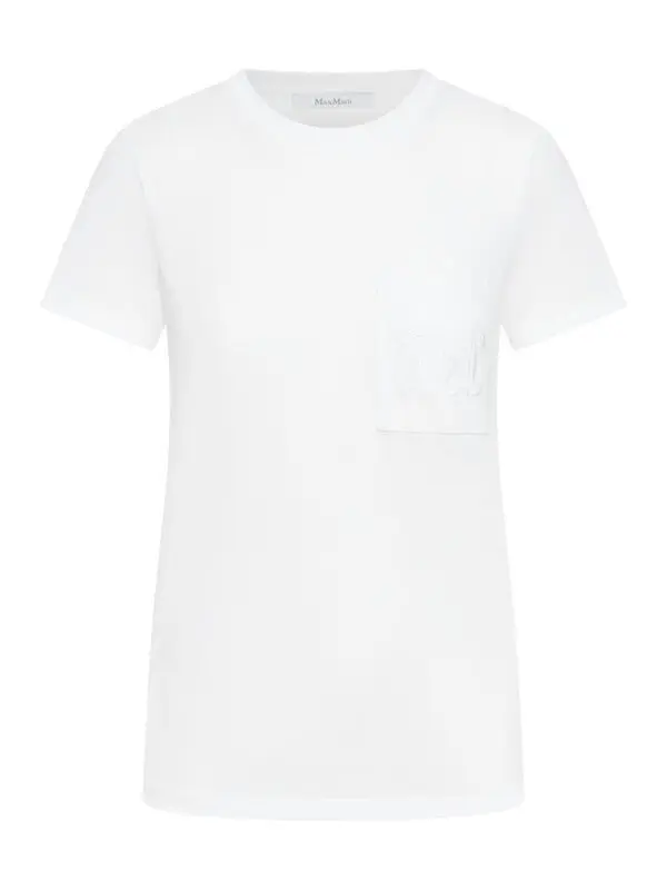 Max Mara Cotton Jersey T-shirt - White